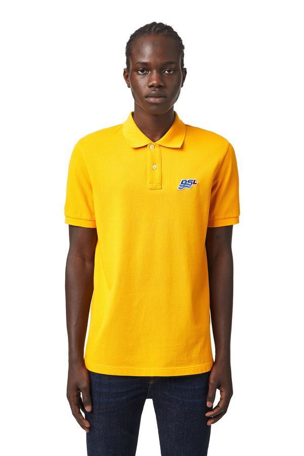DIESEL POLO SHIRT - TSMITH POLO SHIRT YELLOW