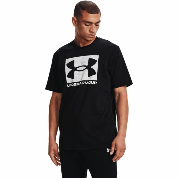 MEN'S T-SHIRT UNDER ARMOUR ABC CAMO BOXED LOGO SS - BLACK