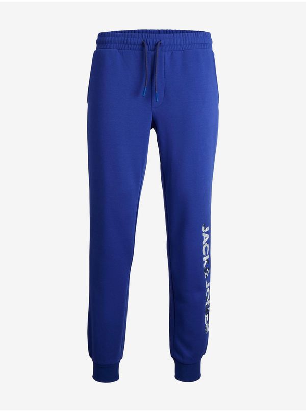 BLUE MENS SWEATPANTS JACK & JONES GORDON - MEN