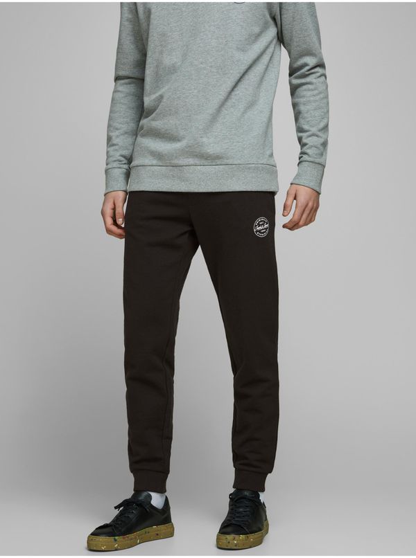BLACK SWEATPANTS JACK & JONES GORDON - MEN