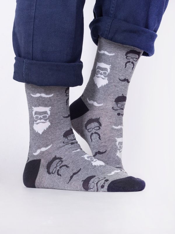 YOCLUB MAN'S COTTON SOCKS PATTERNS COLORS SKA-0054F-H700