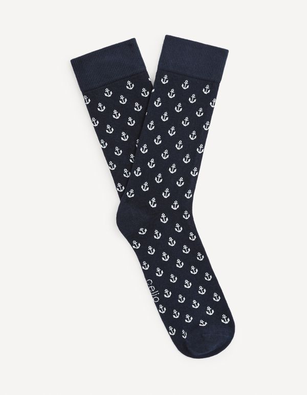 CELIO PATTERNED SOCKS GISOANCRE - MENS