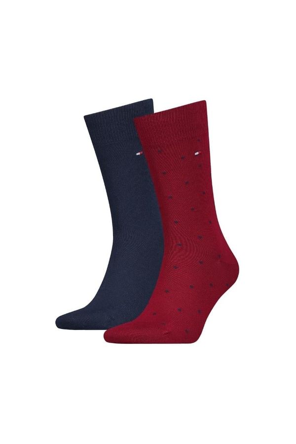 TOMMY HILFIGER SOCKS - TH MEN SOCK 2P DOT BLACK