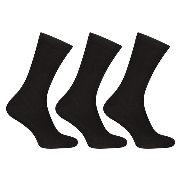 3PACK SOCKS NEDETO HIGH BAMBOO BLACK