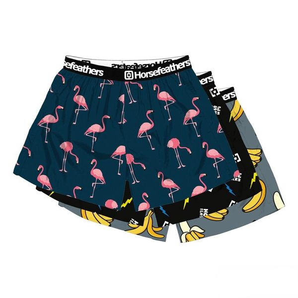 3PACK MEN'S BOXER SHORTS HORSEFEATHERS FRAZIER BUNDLE 6