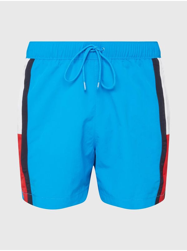 TOMMY HILFIGER UNDERWEAR - BLUE MEN'S SWIMWEAR