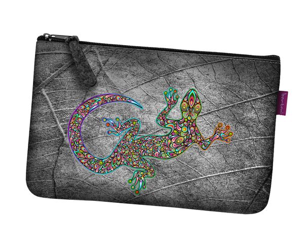 BERTONI UNISEX'S POCKET COSMETIC BAG LIZARD
