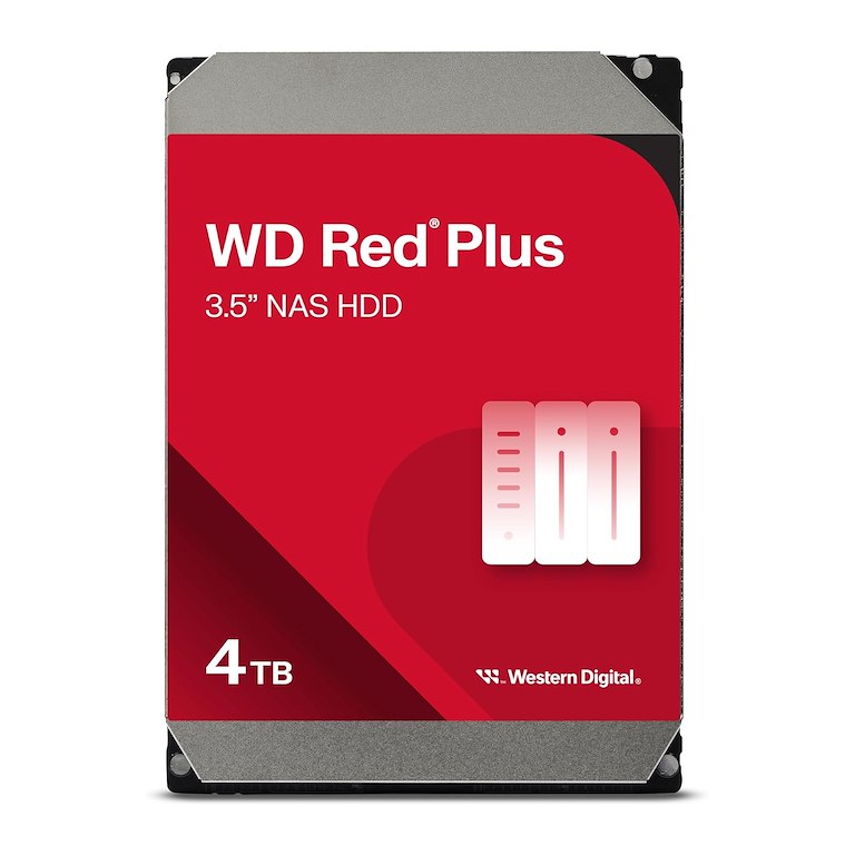 WD 4TB WD40EFPX 5400rpm 256MB Red Plus 3.5in Sata III IntelliPower