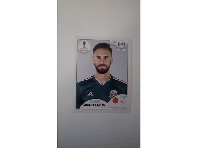 Panini FIFA 2018 Russia sličica broj 447