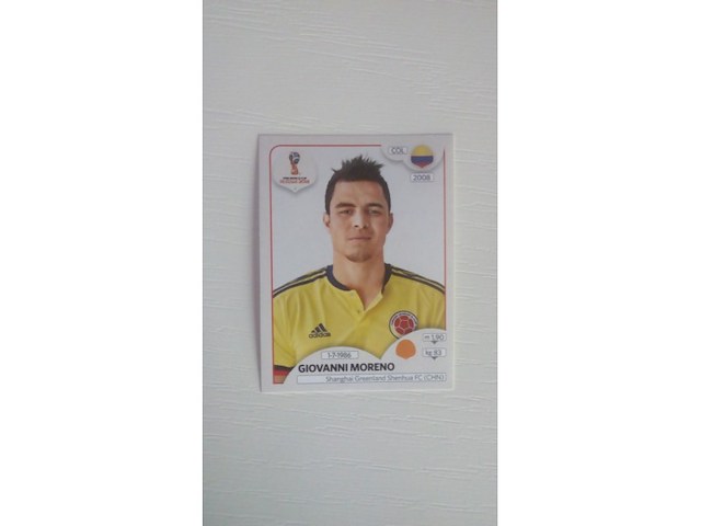 Panini FIFA 2018 Russia sličica broj 632