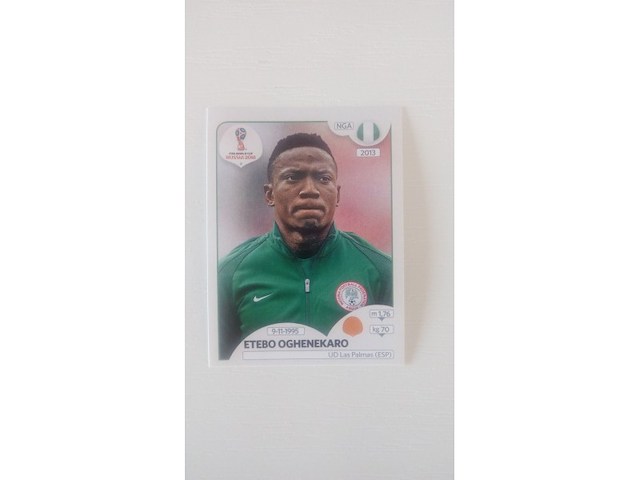 Panini FIFA 2018 Russia sličica broj 331
