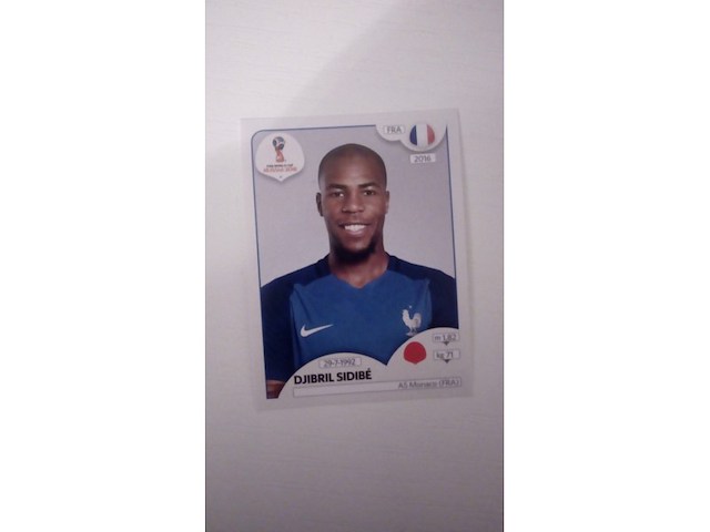 Panini FIFA 2018 Russia sličica broj 185