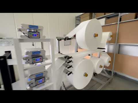 Automatic high speed mask machine (100-120 pieces/minute)