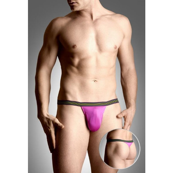 Mens thong 4496 pink