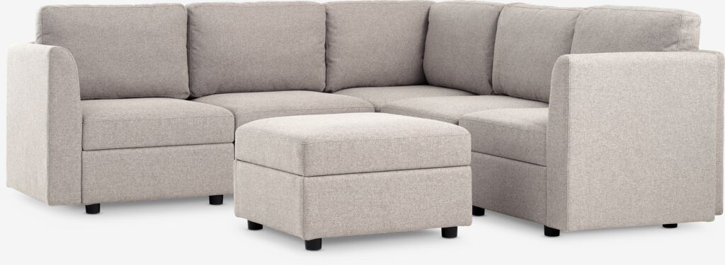 Modularna ugaona sofa OKSBY 5os prost. za odl. pesak tk