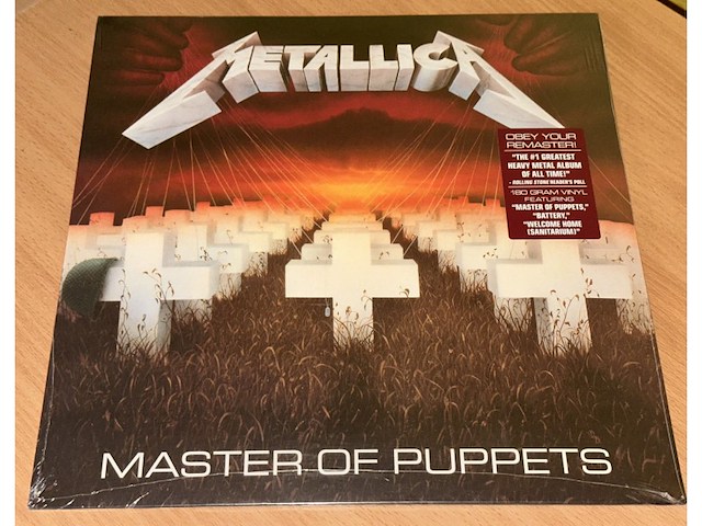 Metallica – Master Of Puppets (LP), EU PRESS, NOVO !!!!
