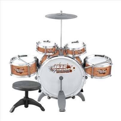 Bubanj set jazz drums sa stolicom za male muzičare