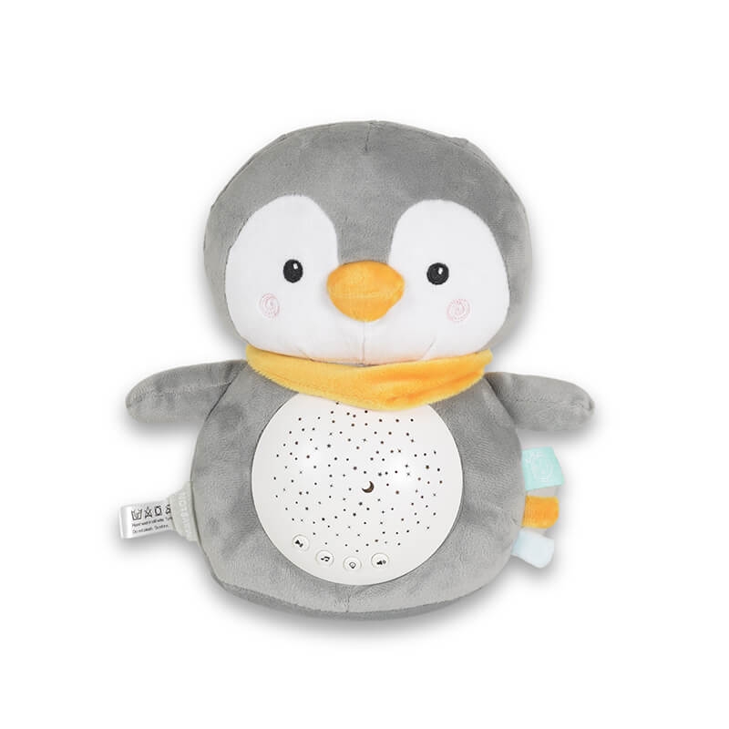 Moni Snuggly Penguin noćna lampa - bela buka i projektor