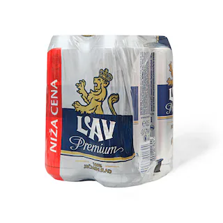 Pivo Lav Premium 0.5l lim 3+1 gratis