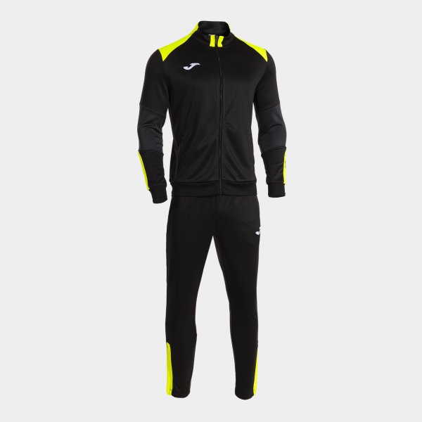 DANUBIO TRACKSUIT BLACK FLUOR YELLOW XL