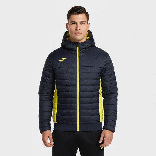 URBAN V BOMBER JACKET NAVY YELLOW L
