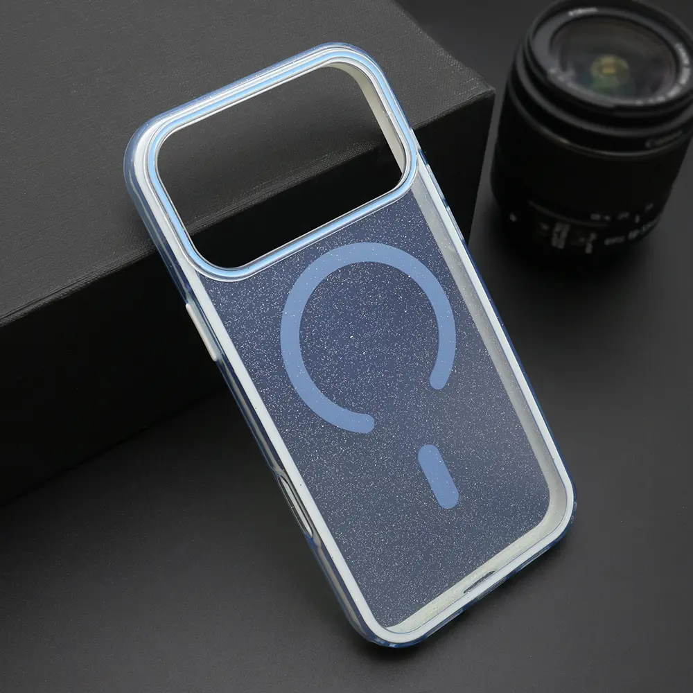 Maska za iPhone 17 Pro Max (6.9) CRYSTAL MagSafe plava