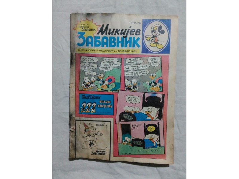 Mikijev Zabavnik broj 16