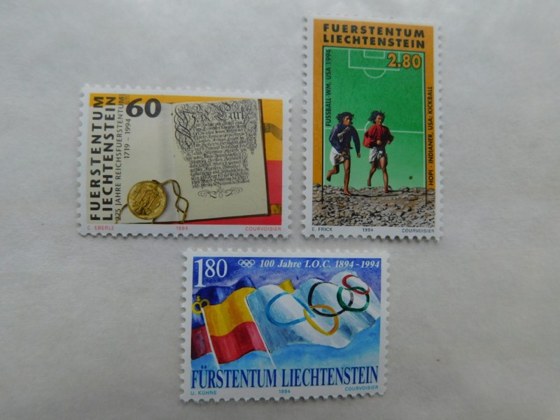 LIECHTENSTEIN 1994 KOMPLET ČISTA SERIJA
