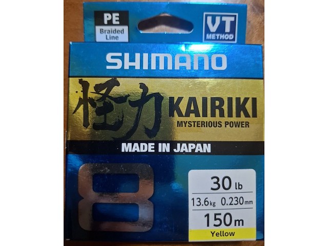 SHIMANO Kairiki Japan 150m yellow 0.23