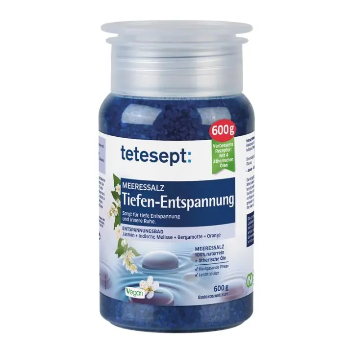 Tetesept Deep relaxation so za kupanje, 600g