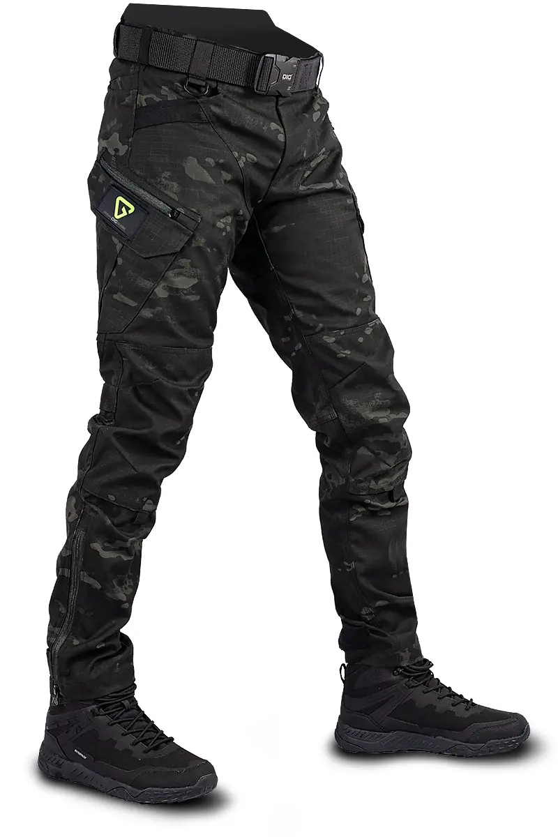 Kinetic Multicam crne taktičke pantalone