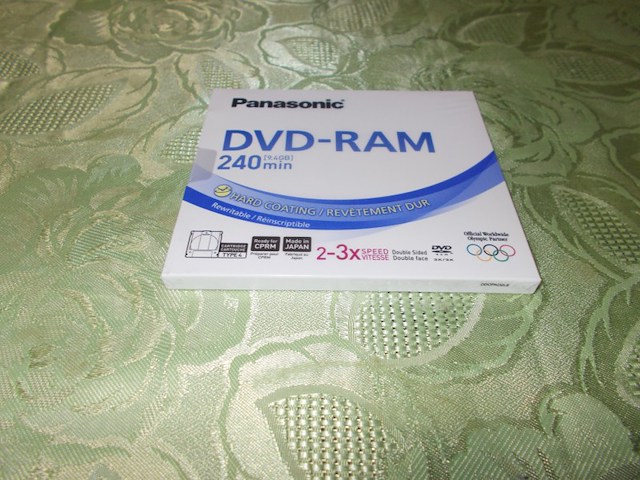 Panasonic DVD-RAM - 240 min - 9,4GB - NOVO