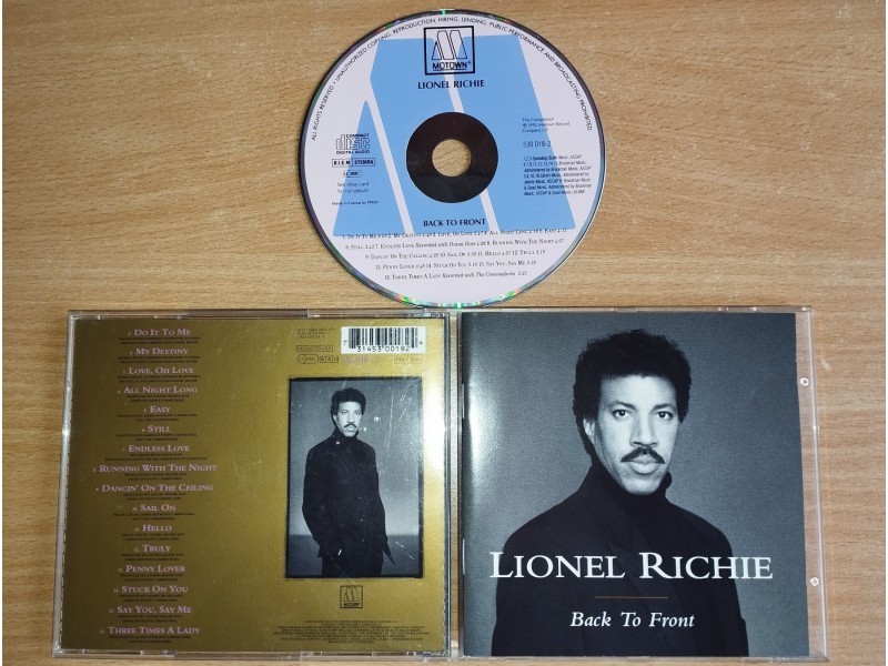 Lionel Richie - Back to Front Collection