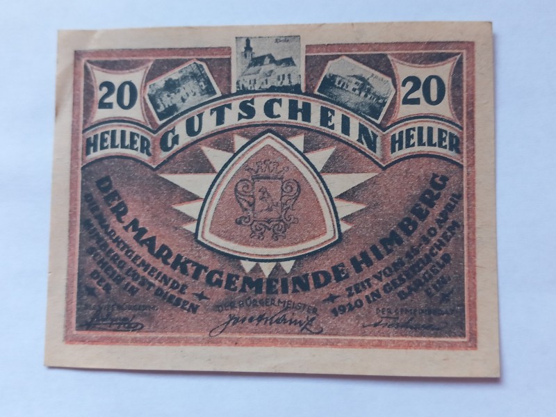 20 heller 1920godina Austrija