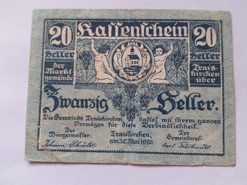 20 hellera 1920godina Austrija