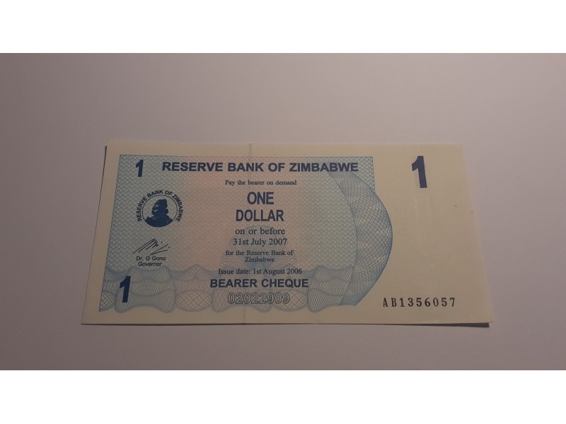 ZIMBABVE - 1 DOLAR - 2007