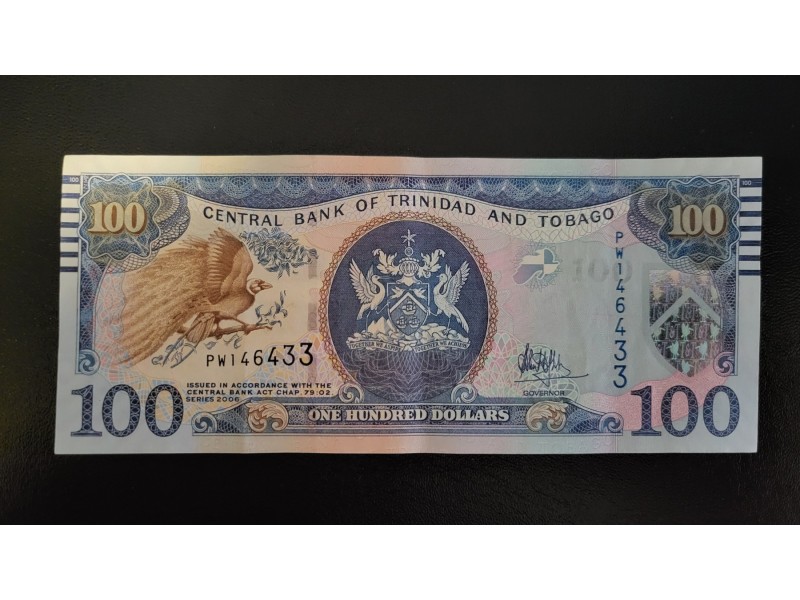 TRINIDAD I TOBAGO, 100 Dollars, 2006.