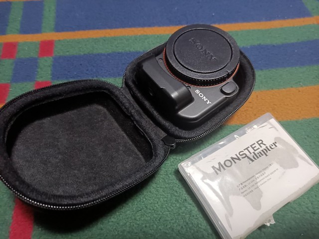Sony LA-EA4 + monster adapter