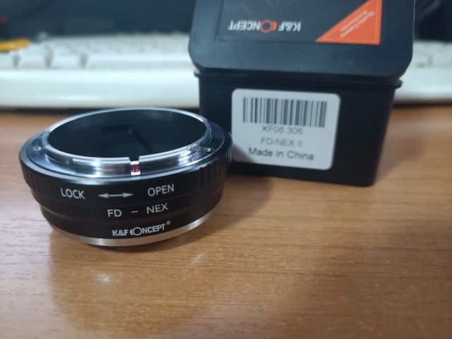 K&;F Concept FD - NEX adapter / Canon FD - Sony E