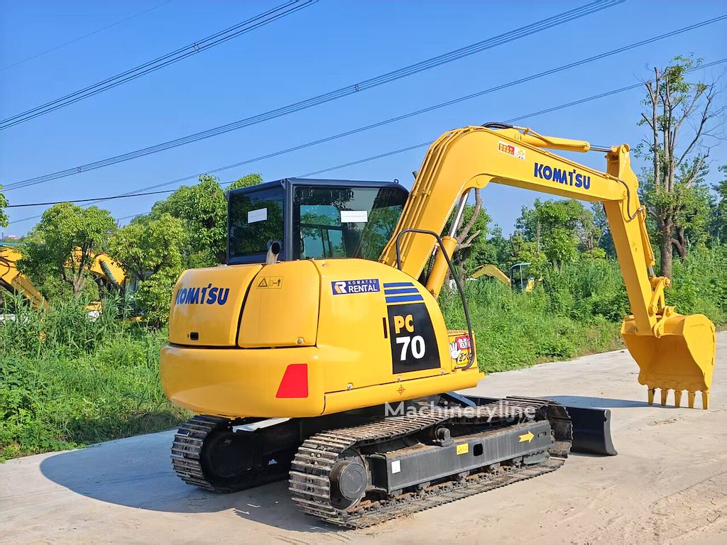 Komatsu PC70 bager guseničar