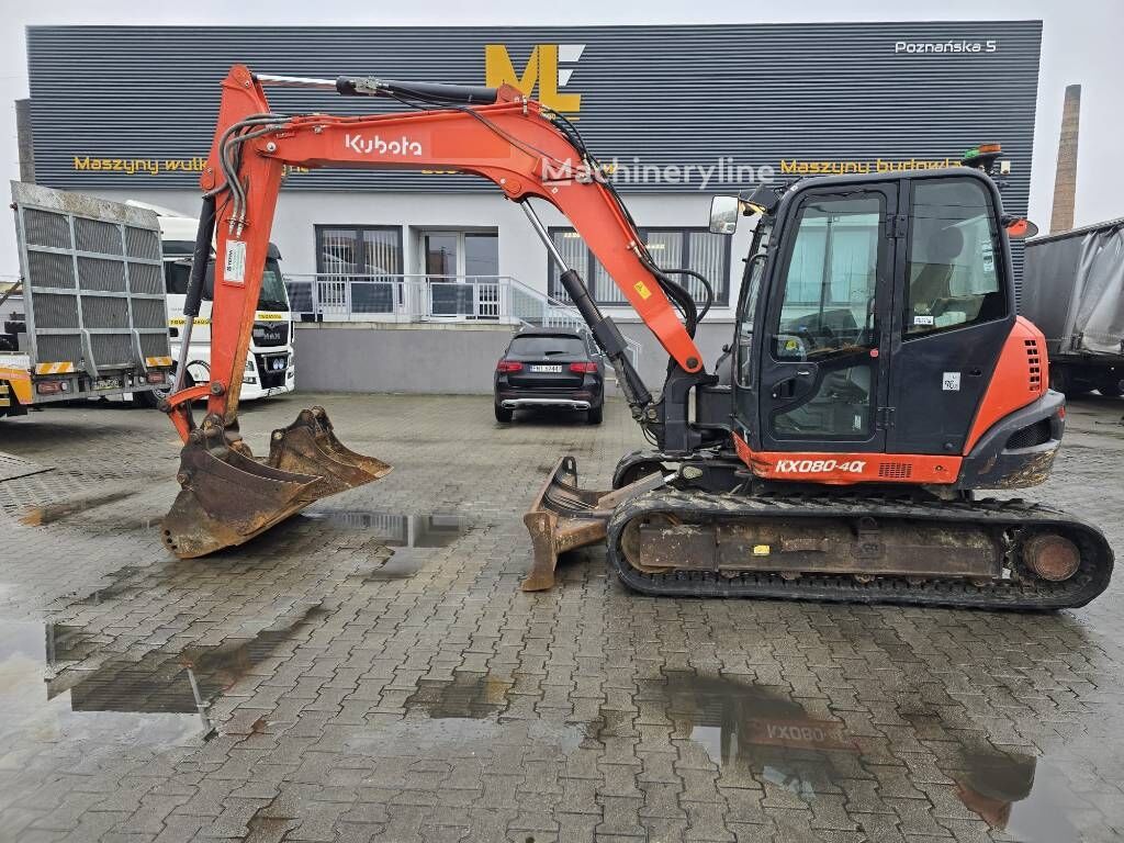 Kubota KX 080-4 mini bager