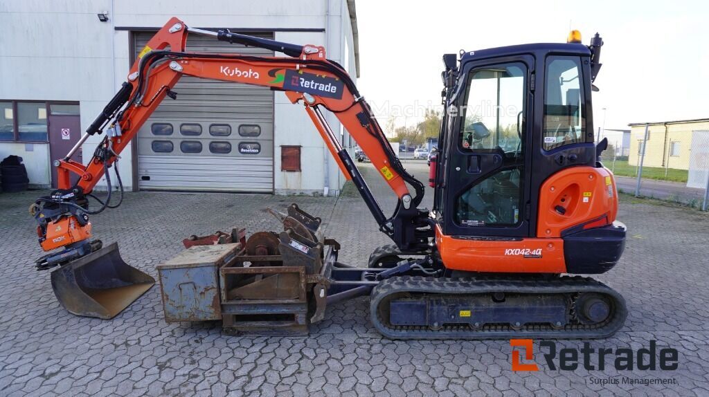 Prodaje se Kubota KX 042-4A mini bager na aukciji