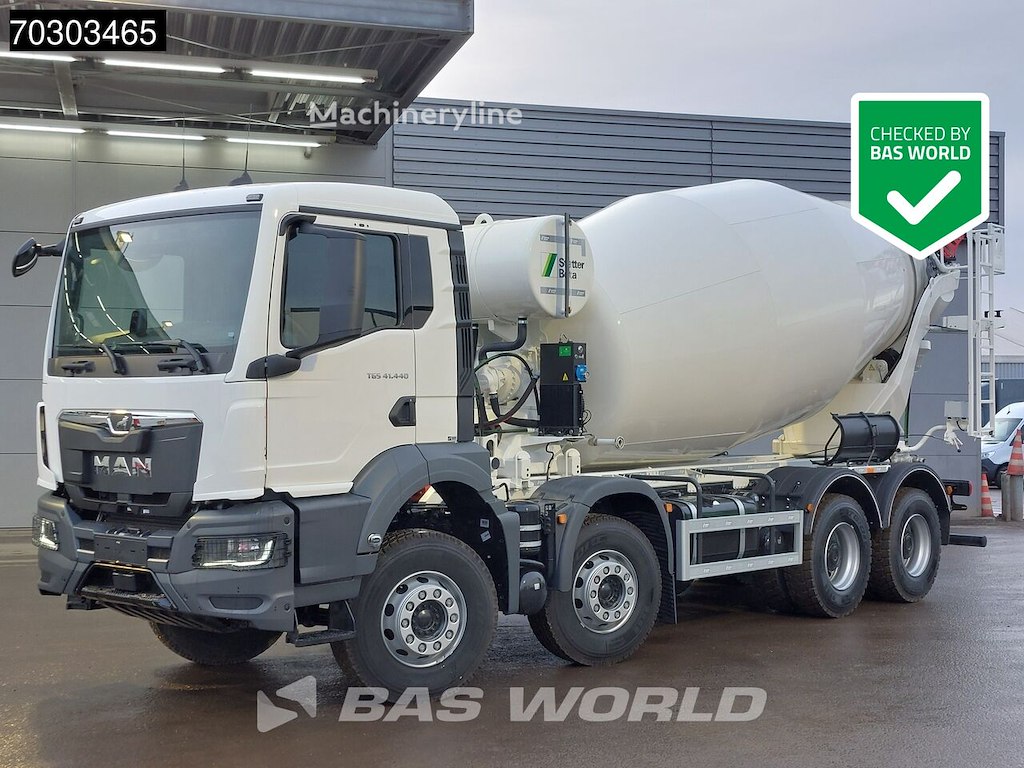 Novi MAN TGS 41.440 8X4 NEW! 12m3 Stetter Mixer Big-Axle Steelsuspension kamion s mešalicom za beton