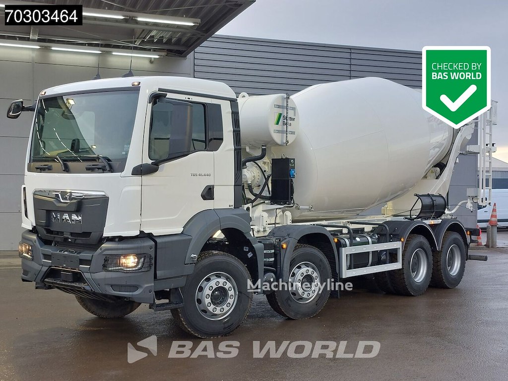 Novi MAN TGS 41.440 8X4 NEW! 12m3 Stetter Mixer Big-Axle Steelsuspension kamion s mešalicom za beton