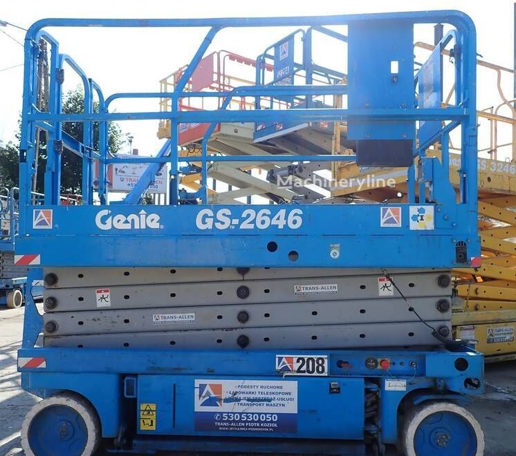 Genie GS 2646 (208) podest ruchomy nożycowy makazasta platforma