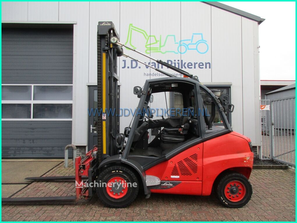 Linde H50D-02 2017 5000kg diesel sideshift+forkpositioner+cabin dizel viljuškar