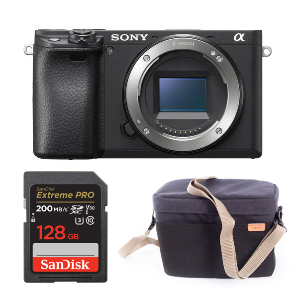 Sony Alpha a6400 + SD 128gb + Sony ORIGINAL TORBA