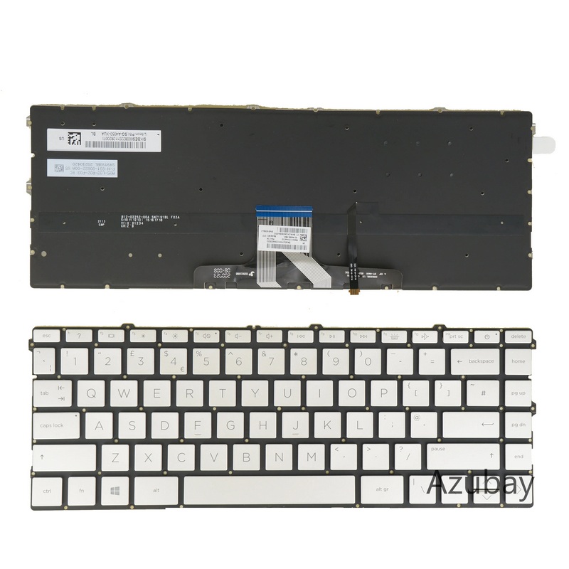 Tastatura za laptop Tastatura za laptop HP Pavilion X360 14-EK 14-EC mali enter, backlight, silver