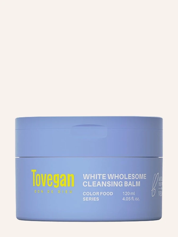 Tovegan Colorfood Series White Wholesome balzam za čišćenje lica 120 ml