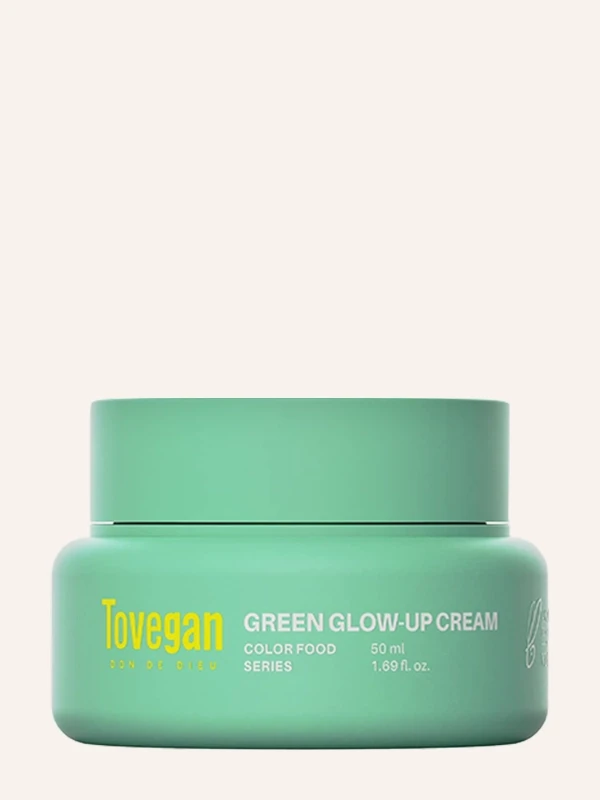 Tovegan Colorfood Series Green Glow Up krema za lice 50 ml